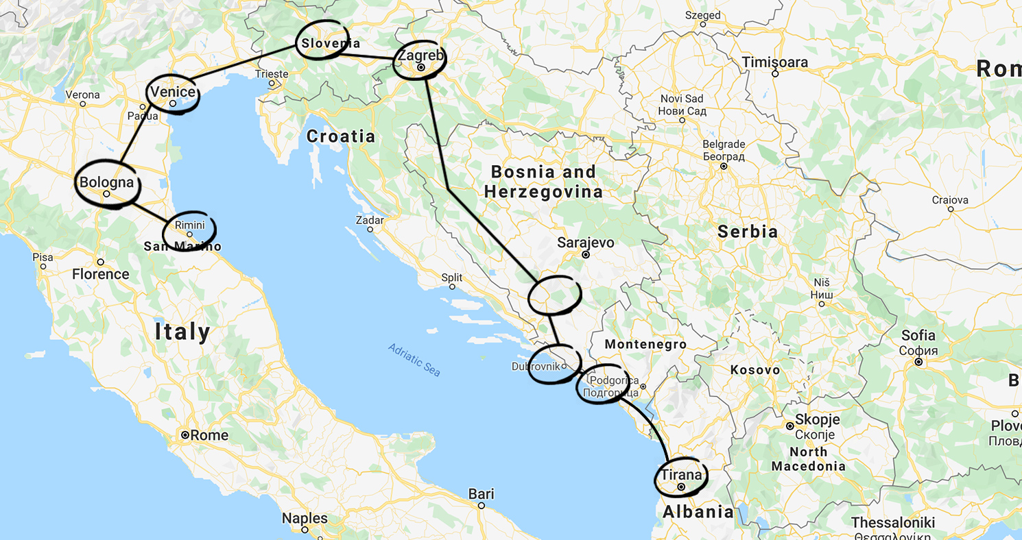 A Digital Nomad Itinerary: The Adriatic Coast (7 Countries!) - KatieGoes