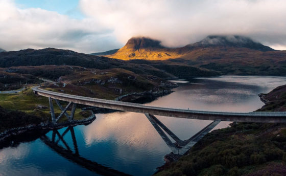 Kylesku Bridge Viewpoint (NC500 Guide) - KatieGoes